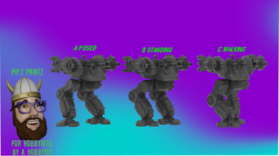 VQR-2A Vanquisher Alternate Mech Model For Battletech 6mm-10mm-15mm | eBay