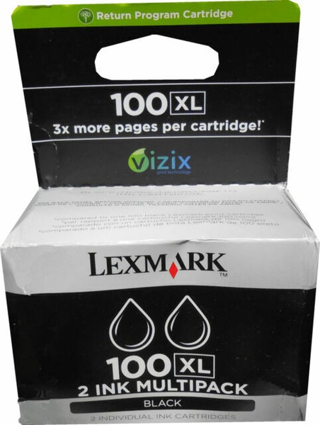 Lexmark Lexmark 100XL Ink Cartridge - Black for sale online | eBay
