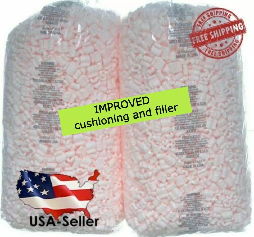 Packing Peanuts Pink Ribbon Shape Minipack .6 Cu Ft Biodegradable | eBay