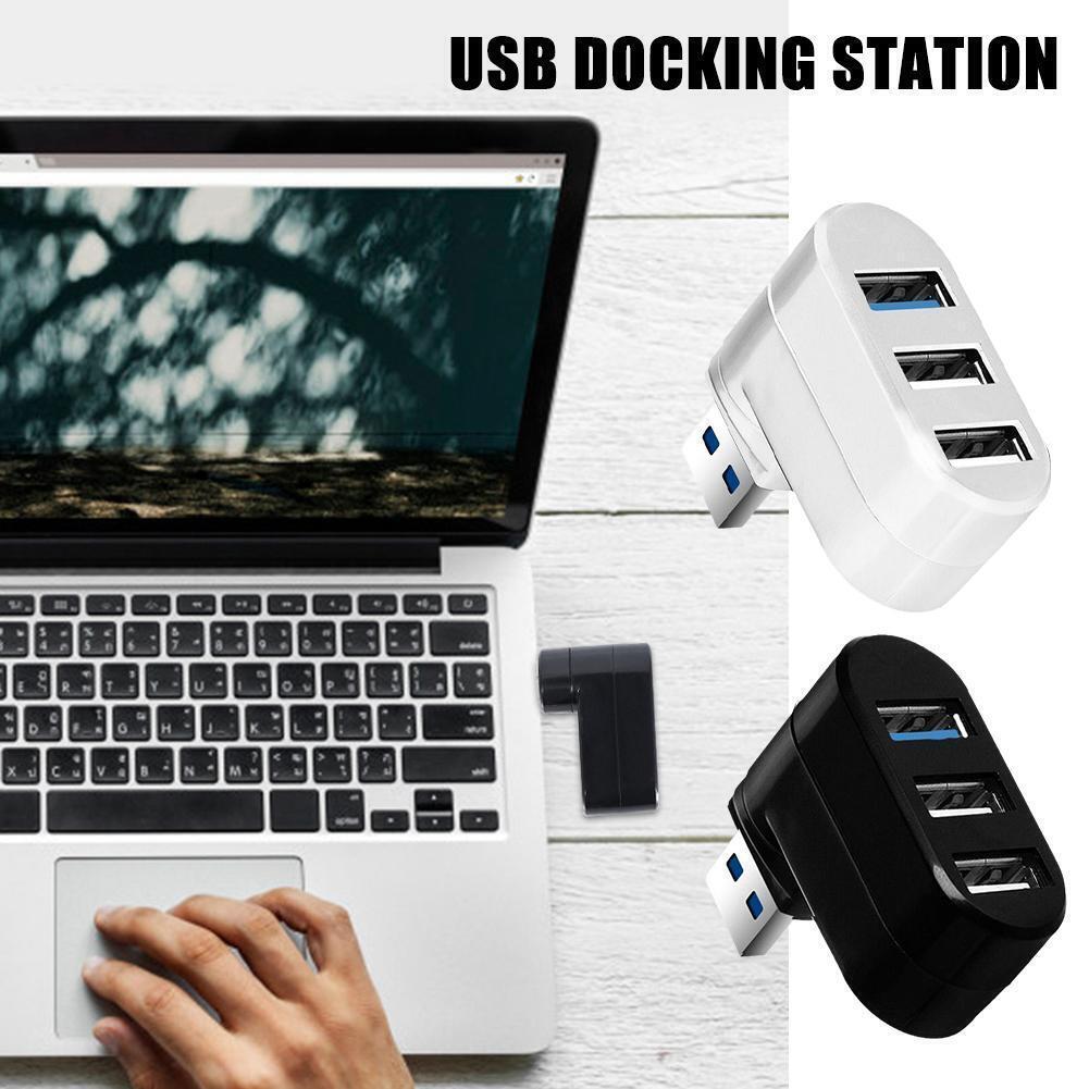 Mini USB 3.0 2.0 HUB 3 Port Distributor Adapter For PC Lot E3 Laptop I8 ...