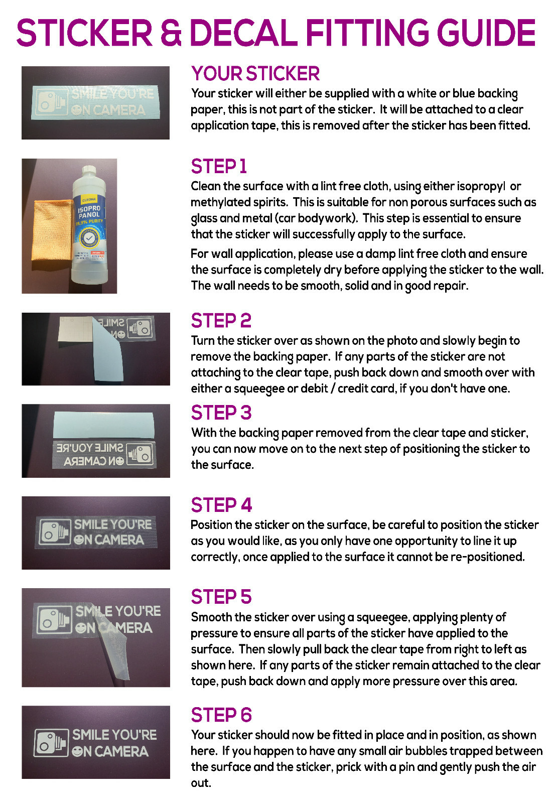 Copper Neo Hologram Chrome Custom Text Slogans Names Stickers Decals ...