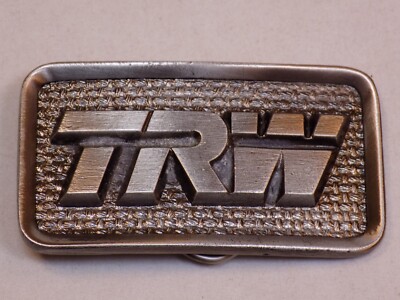 TRW Automotive Silver Metal Belt Buckle Vintage Old Trucking Logo ...