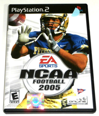 PS2 GAME NCAA FOOTBALL 2005 EA SPORTS E RATED WITH ORIGINAL DISC MANUAL ...