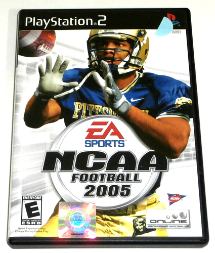 PS2 GAME NCAA FOOTBALL 2005 EA SPORTS E RATED WITH ORIGINAL DISC MANUAL ...