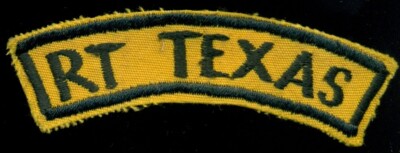 Original US Army RT Texas Recon Team Special Forces Scroll Vietnam ...