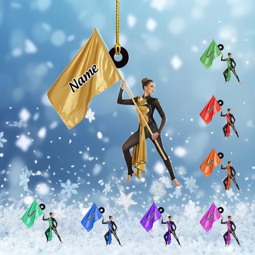 Personalized Color Guard Christmas Ornament 2025, Custom Marching Band ...
