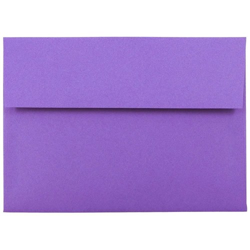 A7 Colored Invitation Envelopes - 5 1/4 x 7 1/4 - Violet Purple ...