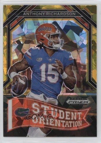 2023 Prizm Draft Picks Student Orientation Gold Ice Anthony Richardson Rookie RC | eBay
