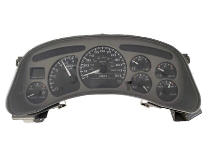 2001-2002 GMC Yukon Speedometer Gauge Cluster 16252295 CHNM Trans Temp ...