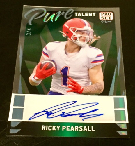 2023 Pro Set Ricky Pearsall Autograph Pure Talent Acetate RC 3/4 ...