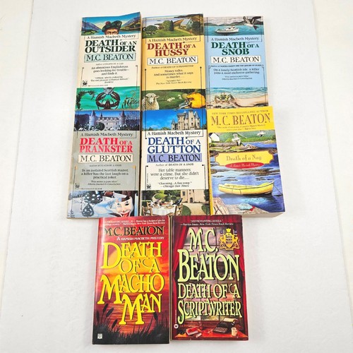 MC Beaton Hamish Macbeth Mystery Lot of 8 Paperback Glutton Outsider ...