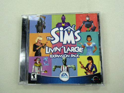 The Sims Livin' Large Expansion Pack CD Rom Game EA Games Maxis ...