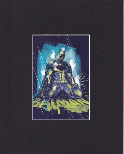 8X10" Matted Art Print DC Comic Book Batman: Batman, On Knees | eBay