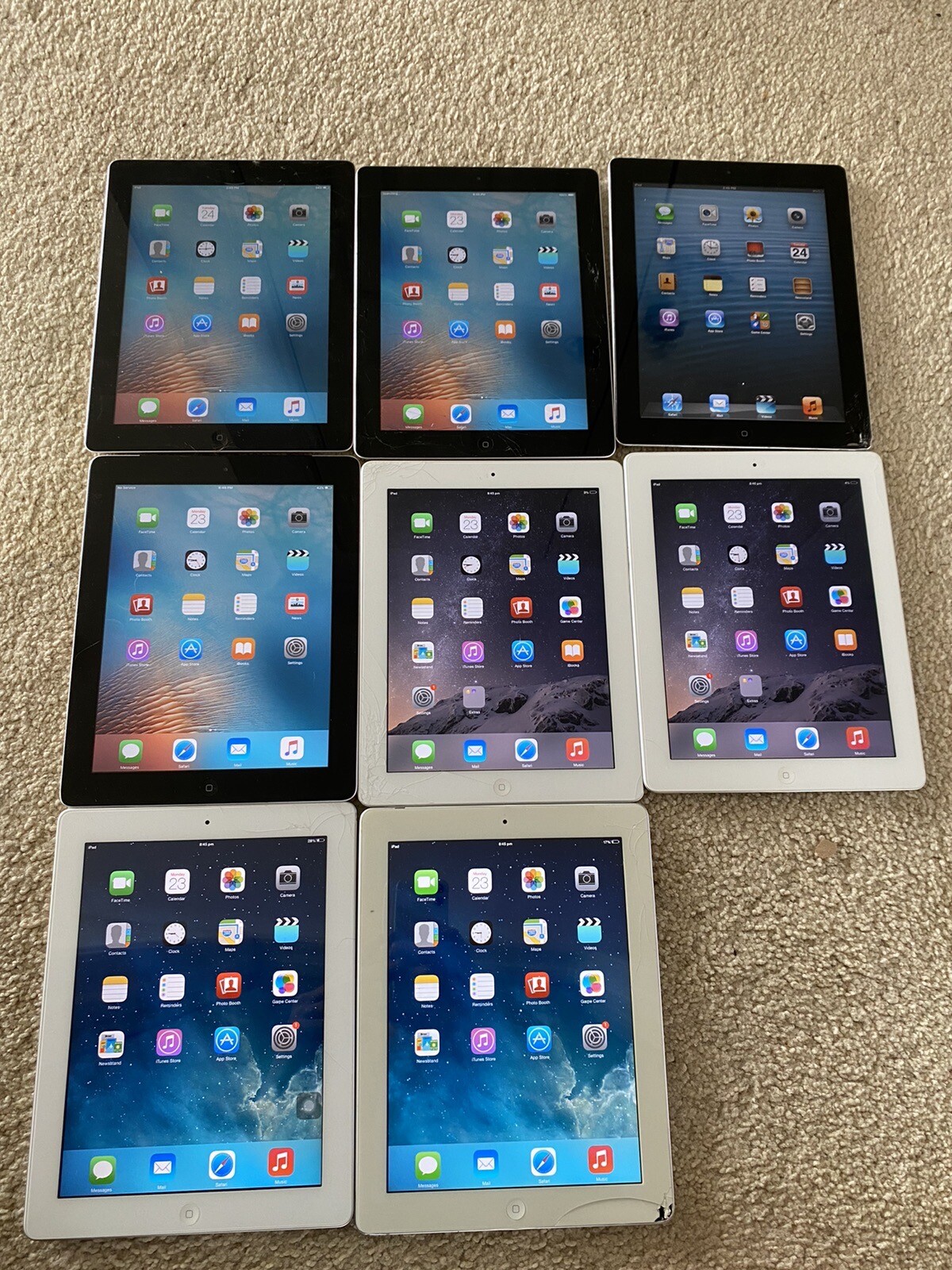 2 X Apple iPad 2 16GB, Wi-Fi, 9.7in - Black (AU Stock) 885909464418 | eBay