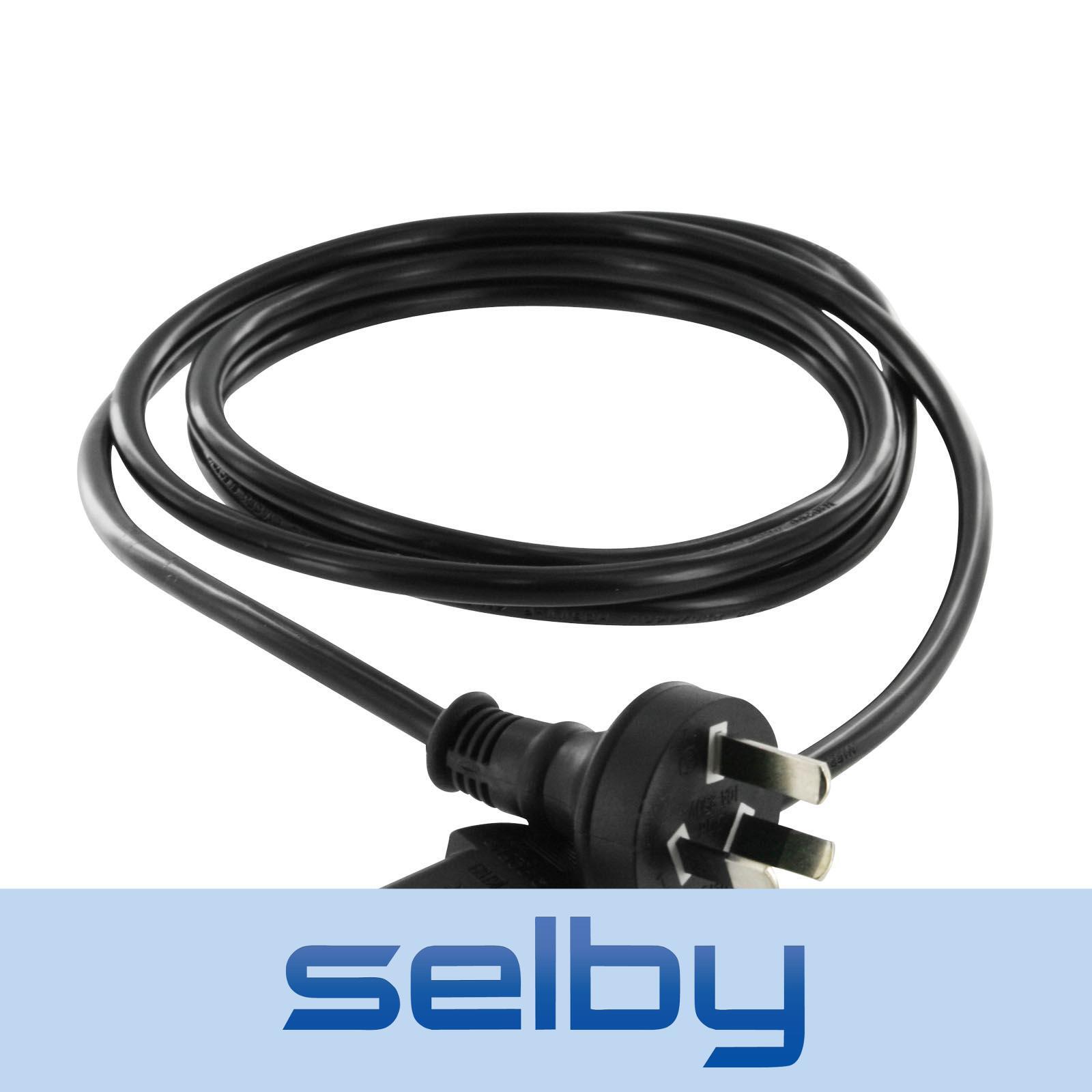 1m AU 3 Pin to IEC "Kettle" Plug 240V 10A Mains Power Lead Cable Cord ...