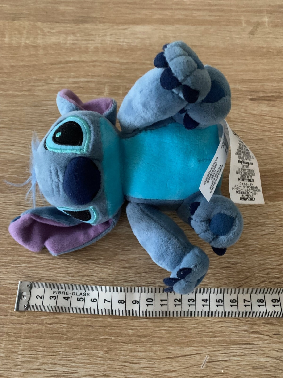 Disney Store - Stitch Blue Alien Experiment 626 Small Plush Soft Toy ...