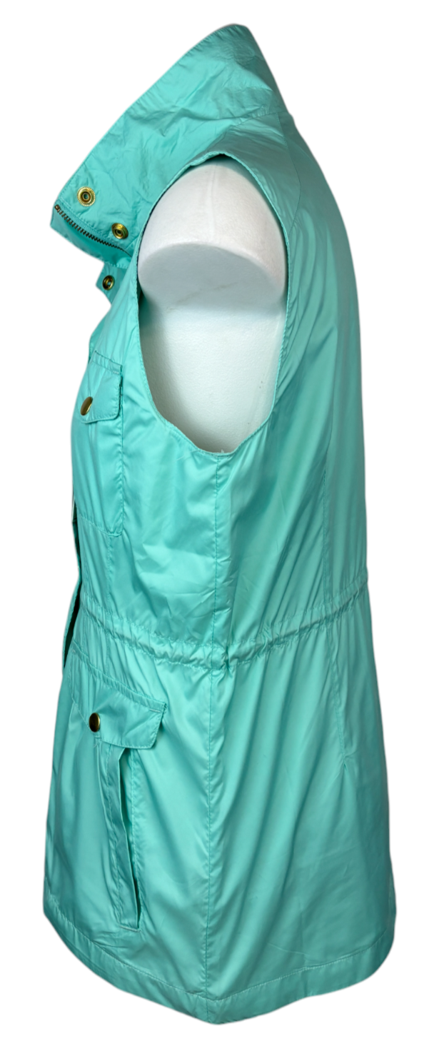 Peter Millar Zip And Snap Front Element Water Vest Color Spa Women's ...