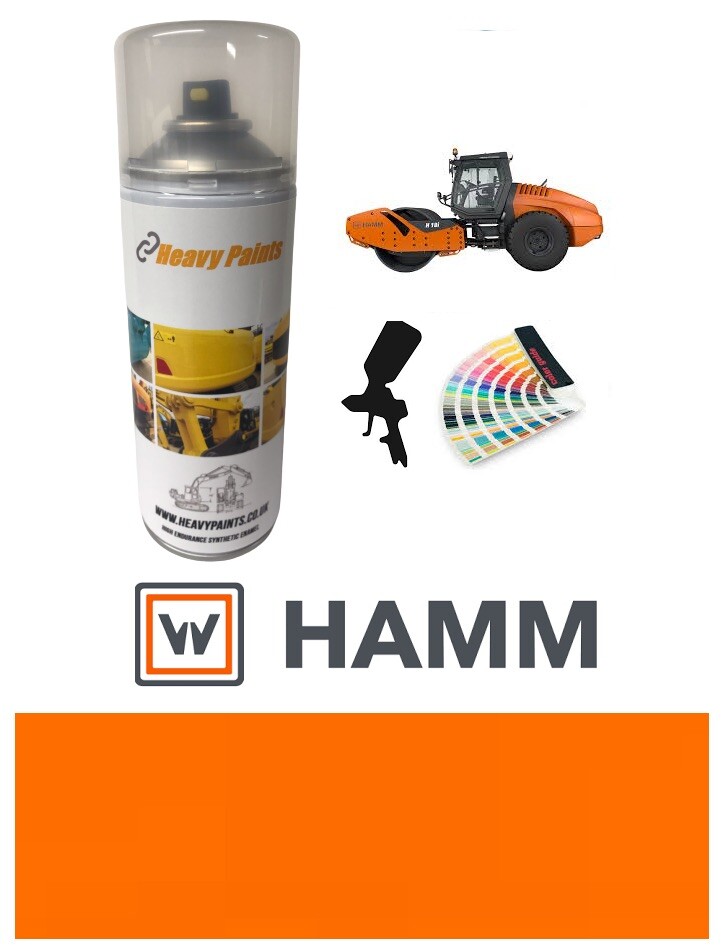 Hamm Roller Orange Paint High Endurance Enamel Paint 400ml Aerosol ...