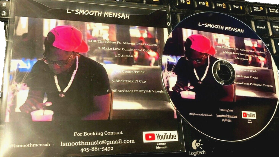 L-Smooth Mensah Self Titled S/t 1st CD L Smooth Mensah rap Oklahoma rap ...