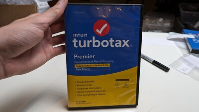Intuit Turbotax Premier Federal Returns + State 2020 Tax Year New In ...