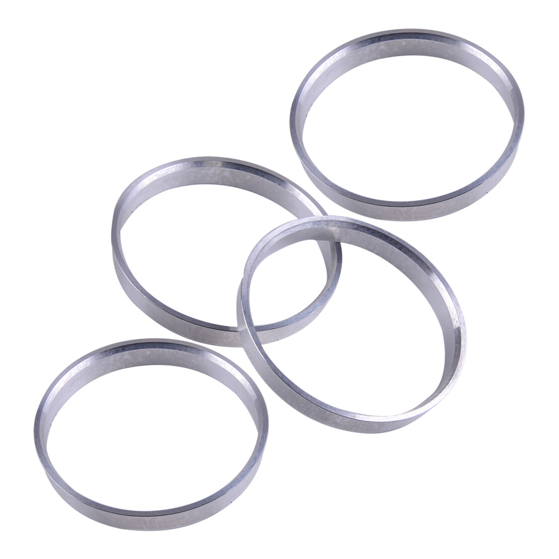 4Pcs Aluminum Wheel Hub Centric Rings Spacer Set 67.1mm ID to 70.6mm OD ...