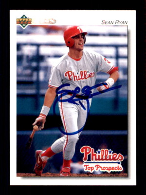 1992 Upper Deck Minor League #120 Sean Ryan On Card Autograph | eBay