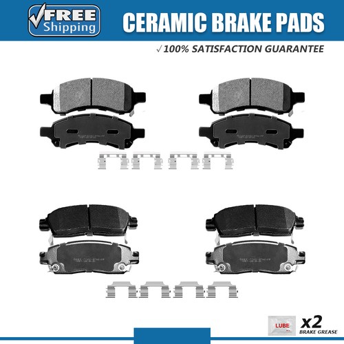 Front and Rear Ceramic Brake Pad For Buick Enclave Chevy Traverse ...