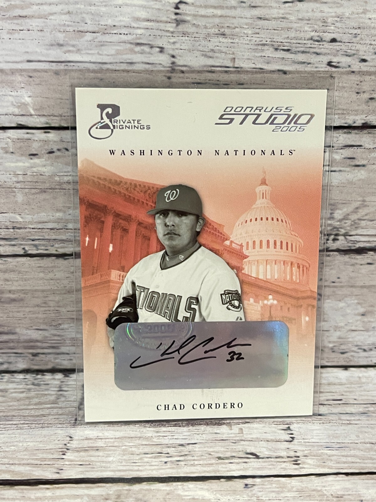 2005 Studio Private Signings Silver Autograph /100 - #293 Chad Cordero ...