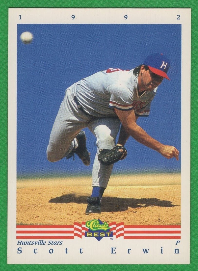 Scott Erwin - 1992 Classic Best #135 - Huntsville Stars Baseball Card ...