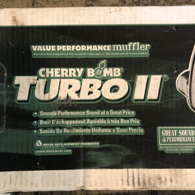 Cherry Bomb Turbo Muffler 16802 Made in USA for sale online | eBay