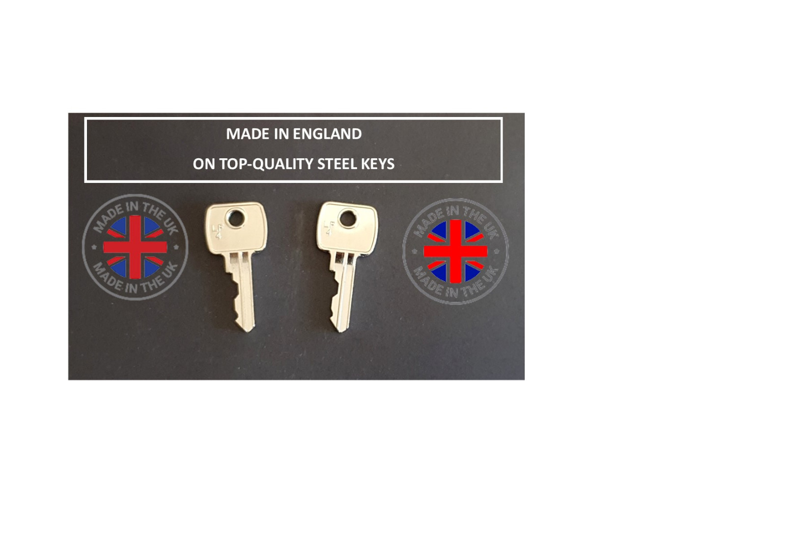 2 x Thwaites JCB BENFORD TEREX LUCAS Dumper Truck Key 92274 Solid Steel ...