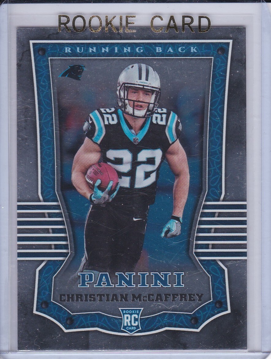CHRISTIAN McCAFFREY ROOKIE CARD 2017 Panini KNIGHTS TEMPLAR $$ FOIL ...