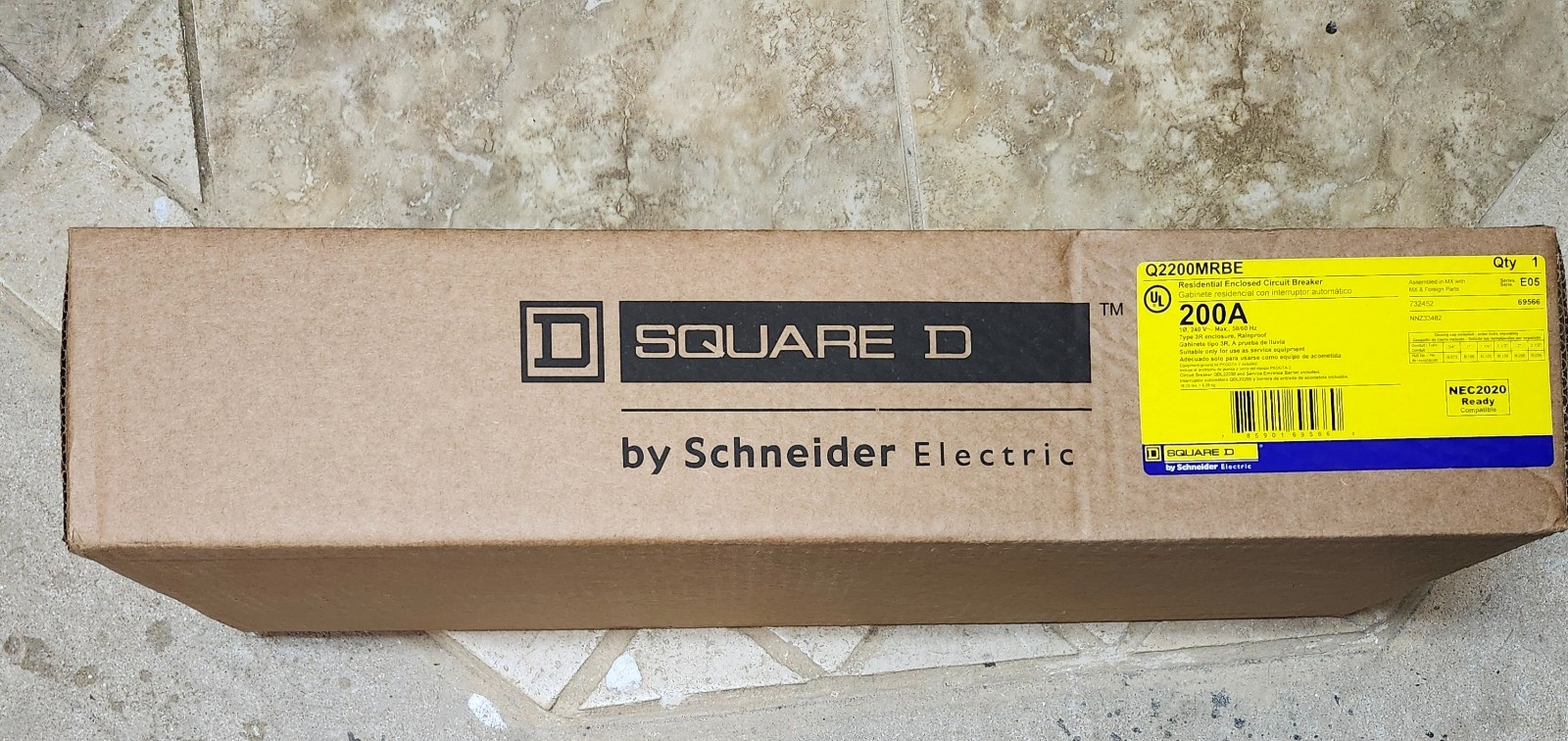 Q2200MRBE Square D QO 200 Amp Circuit Breaker Enclosure With Breaker | eBay