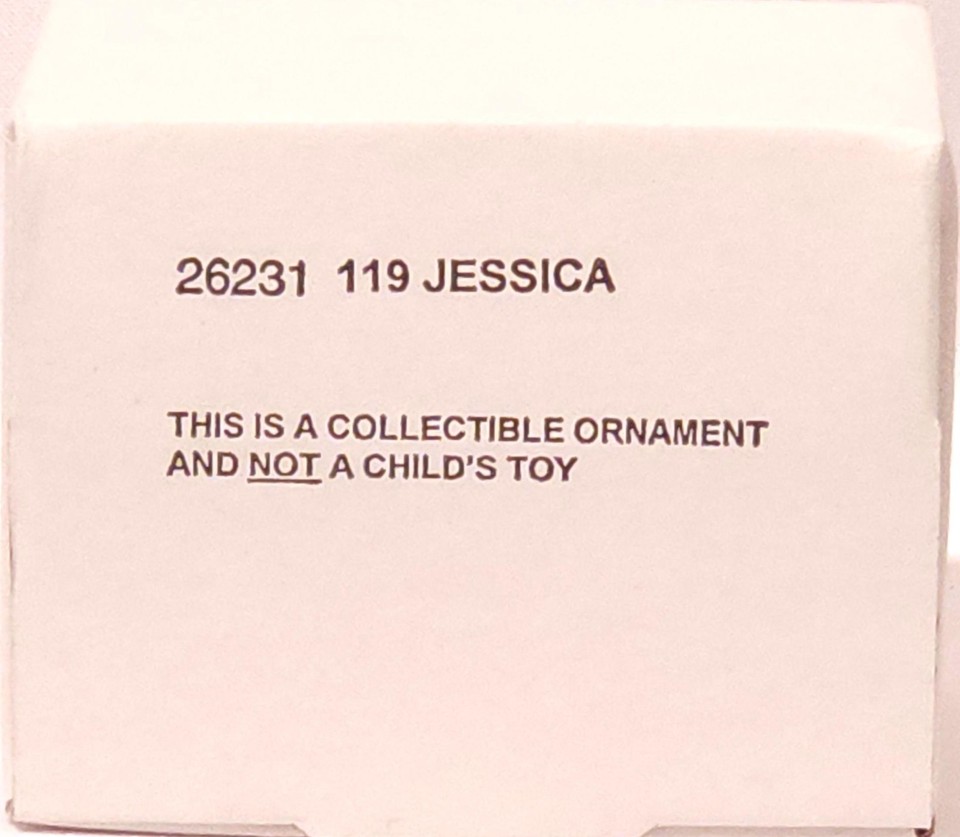 Vintage Disney Grolier Jessica Rabbit Christmas Ornament 26231 119 ...