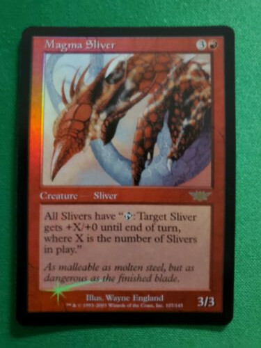 MTG Magma Sliver Legions Foil Near Mint Conditon | eBay