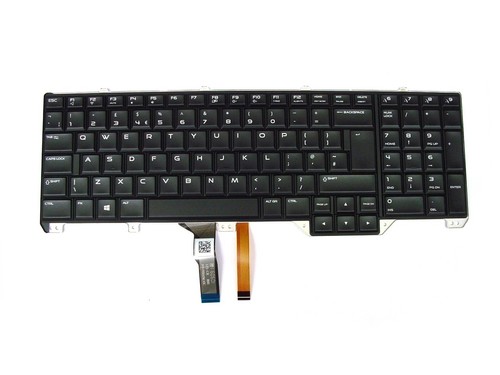 Genuine Original Dell Alienware 17 R3 UK Keyboard Backlit with £ Key ...