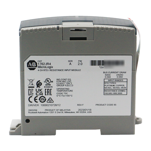 2022 New Allen-Bradley AB 1762-IR4 MicroLogix 1200 RTD Resistance Input ...