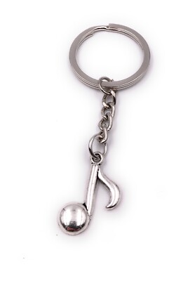 Keychain Note Music Metal Pendant Charm | eBay