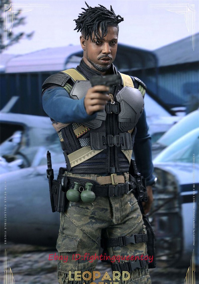 DAFTOYS F018 Black Panther leopard Eric Tactical Ver. 1/6 Action Figure ...