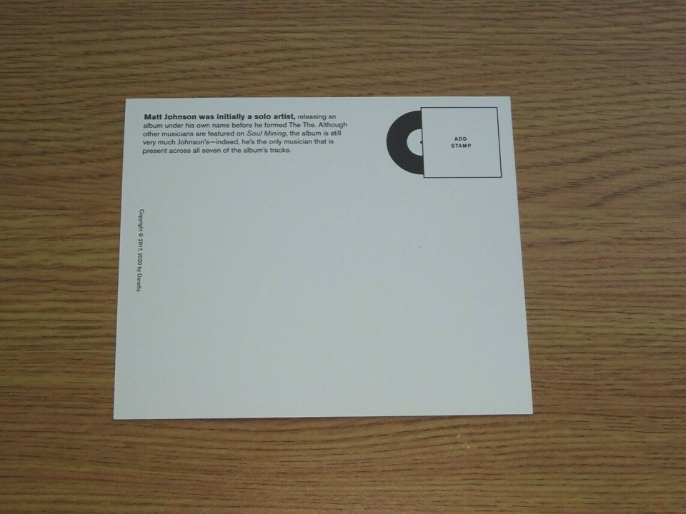 POST-PUNK POSTCARD ~ THE THE - 'SOUL MINING' 41:42 - SOME BIZARRE - OCT ...