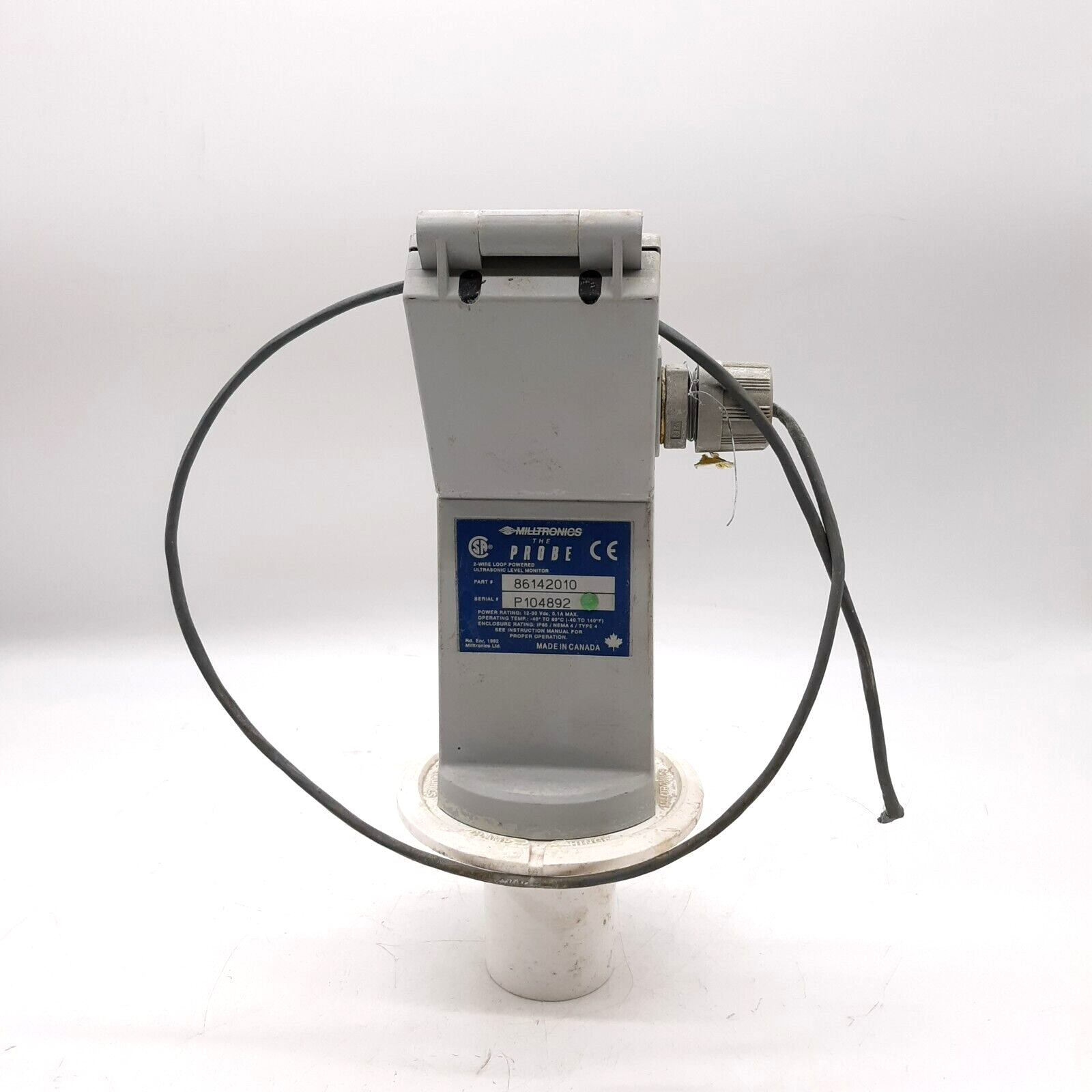 Milltronics 86142010 2-Wire Loop Powered Ultrasonic Level Monitor | eBay