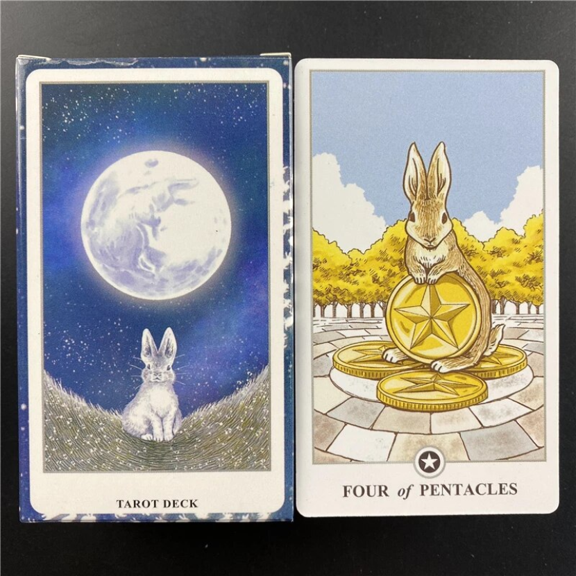 Rabbit Tarot Card Deck [English, 78 cards, PDF-Manual] | eBay