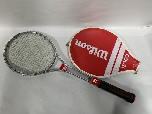 Vintage Wilson T3000 Metal Tennis Racket Racquet With Cover (A10) | eBay