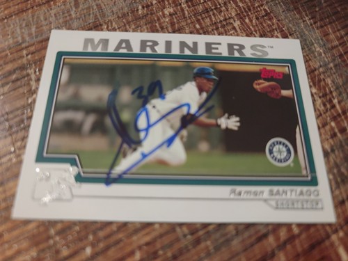 Ramon Santiago Autographed 2004 Topps Signed Baseball Card #459 Seattle ...