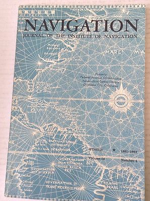 Navigation Magazine Marine Navstar GPS Recievers Winter 1981-82 FAL ...