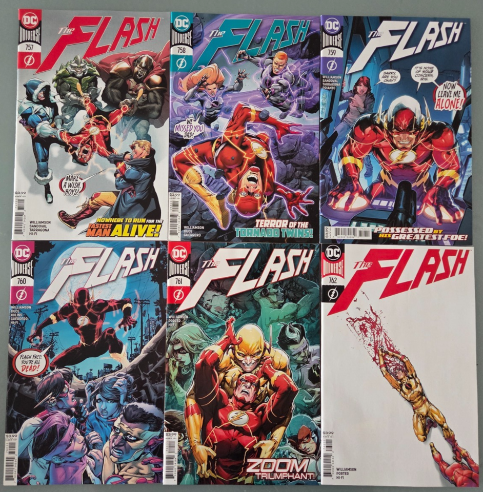 THE FLASH #751-762 (2021) DC UNIVERSE COMICS FULL RUN OF 12 STRAIGHT ...