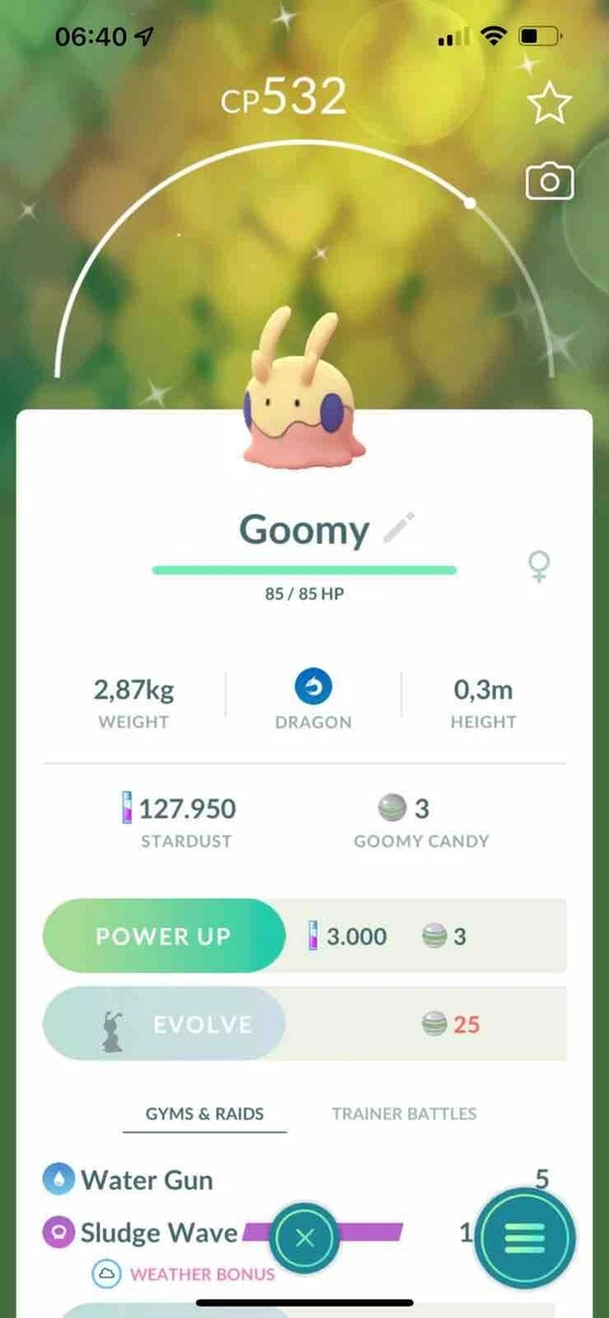 Shiny Goomy Evolution
