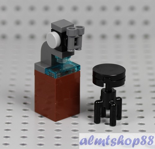 LEGO - Microscope & Stool - Science Lab Minifigure Utensil Laboratory ...