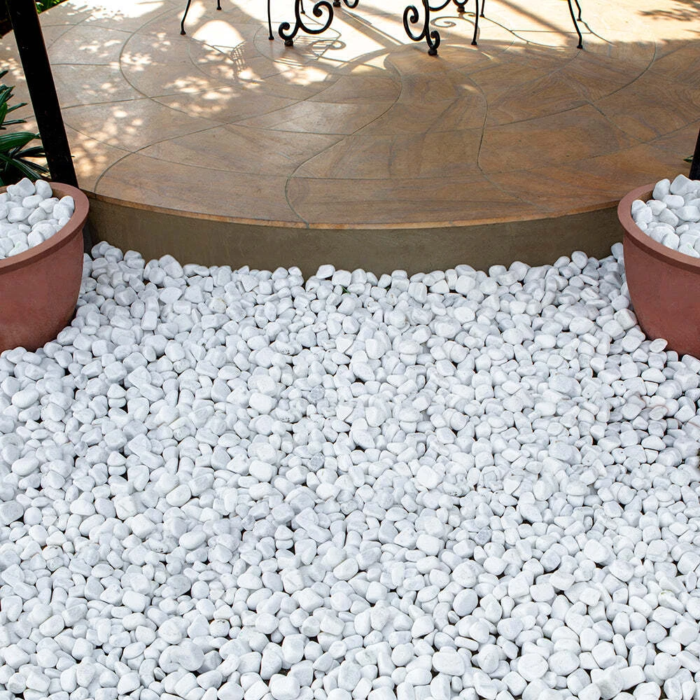 Large White Decorative Garden Stones | Shelly Lighting