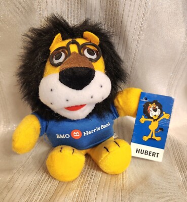 Promotional BMO Harris Bank Hubert the Lion Plush Stuffed Animal 7 ...